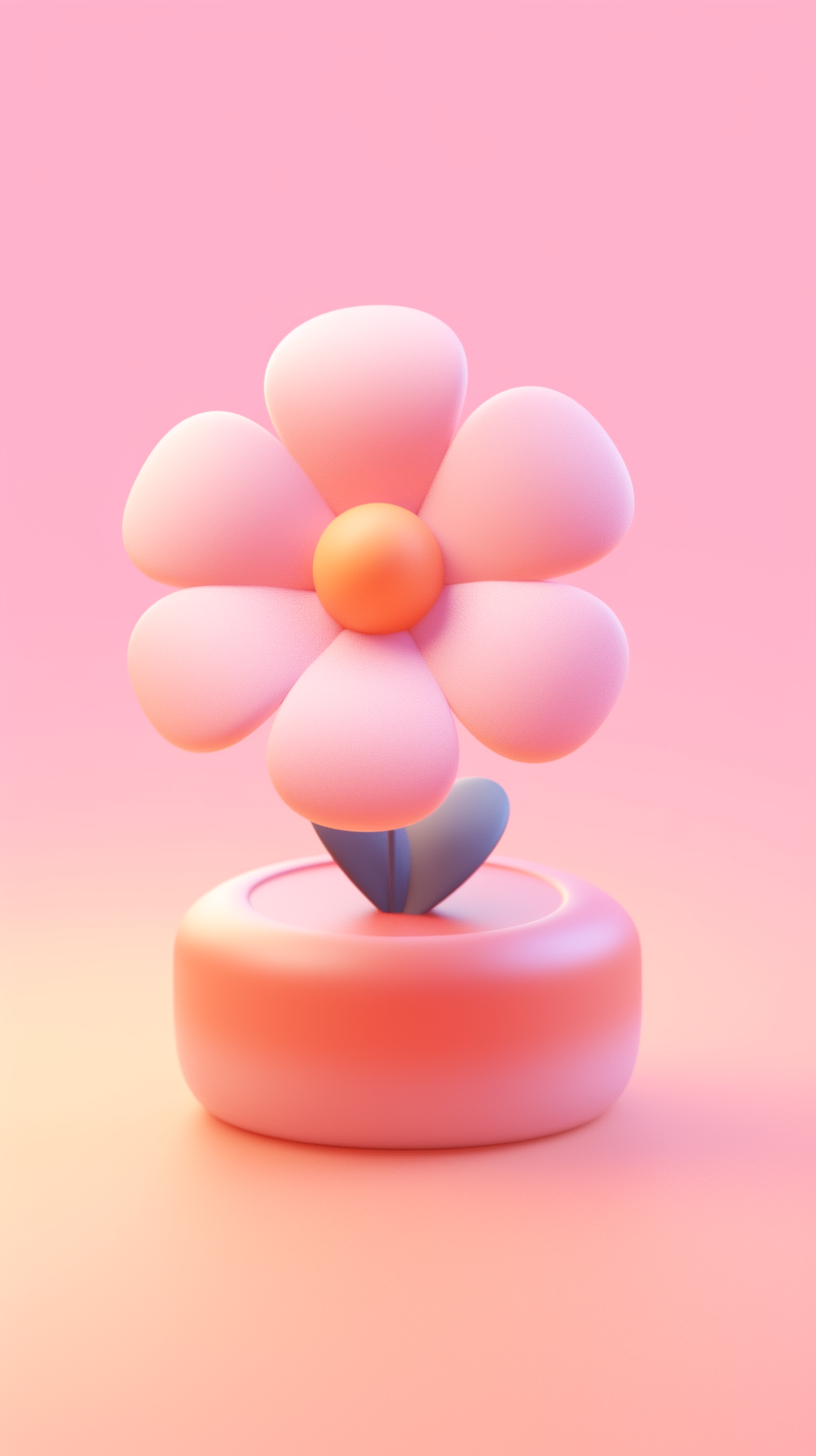 A cute flower by ArtKey on Dribbble