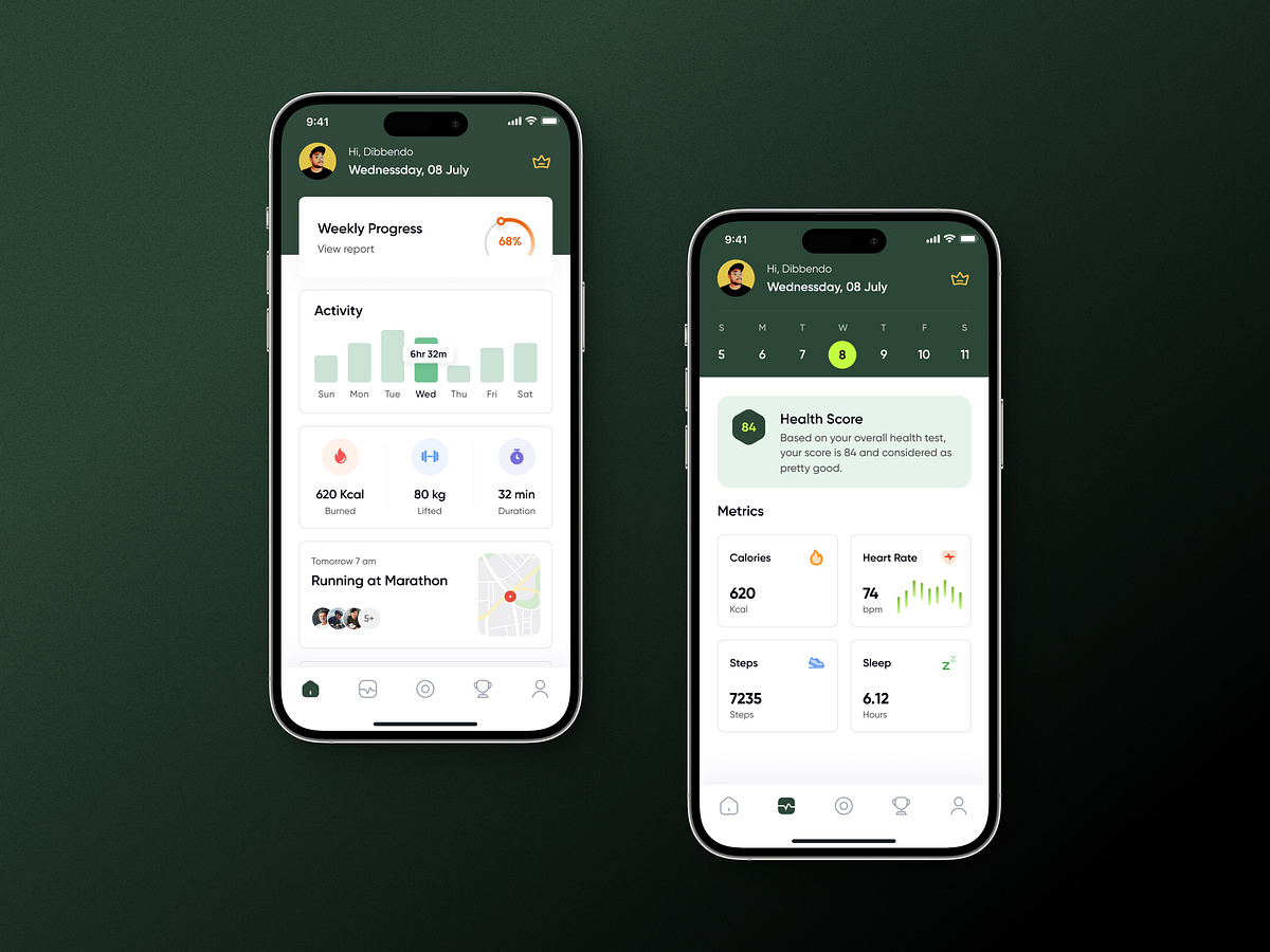 Nutrition App designs, themes, templates and downloadable graphic ...