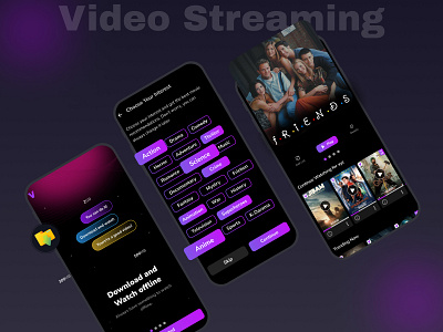 Video Streaming Design designs, themes, templates and downloadable ...
