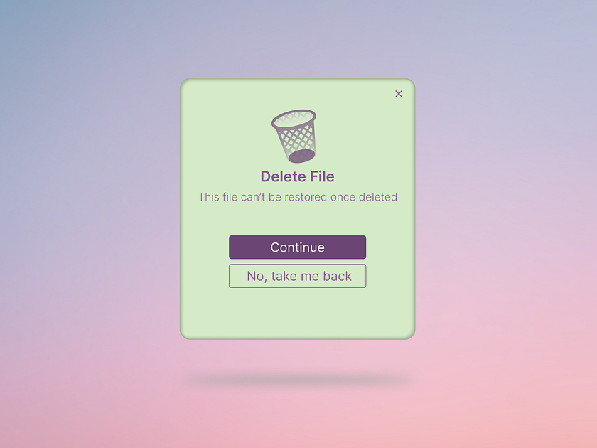 Browse thousands of Confirmation Dialog images for design inspiration ...