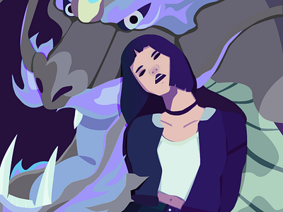 'fierce' vector illustration by Kira on Dribbble